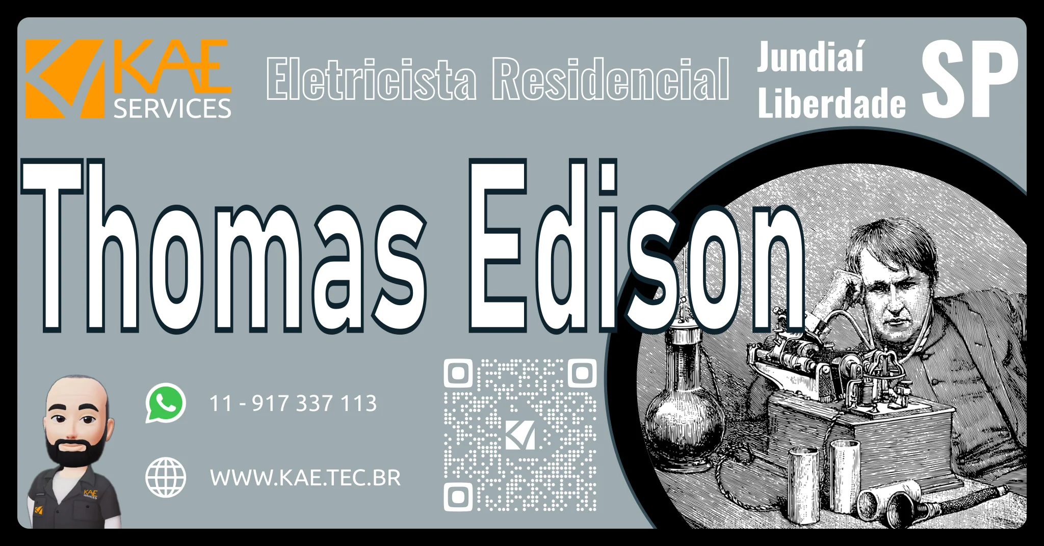 Thomas Edison - Um dos maiores Inventores - KAE Services