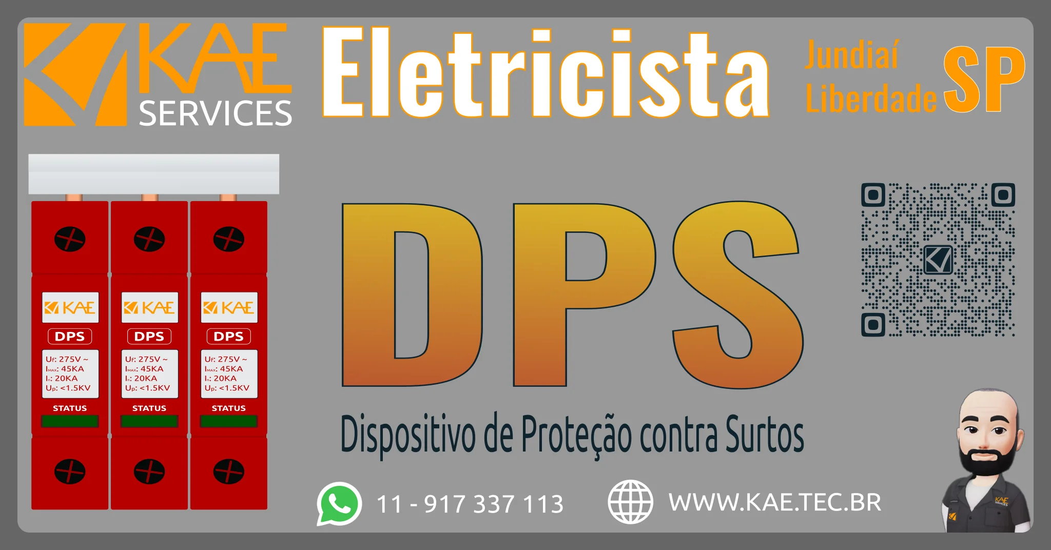 Instalação de DPS - Dispositivo de Proteção contra Surtos